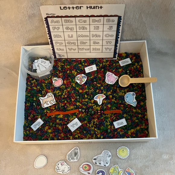 Toys | Alphabet Sensory Bin Kit | Poshmark
